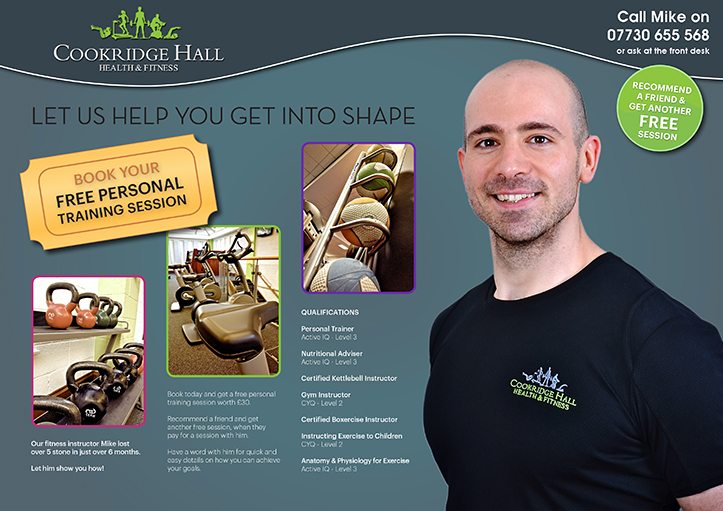 Personal Trainer Poster Advert | Bevan Cockerill - Photography & Design